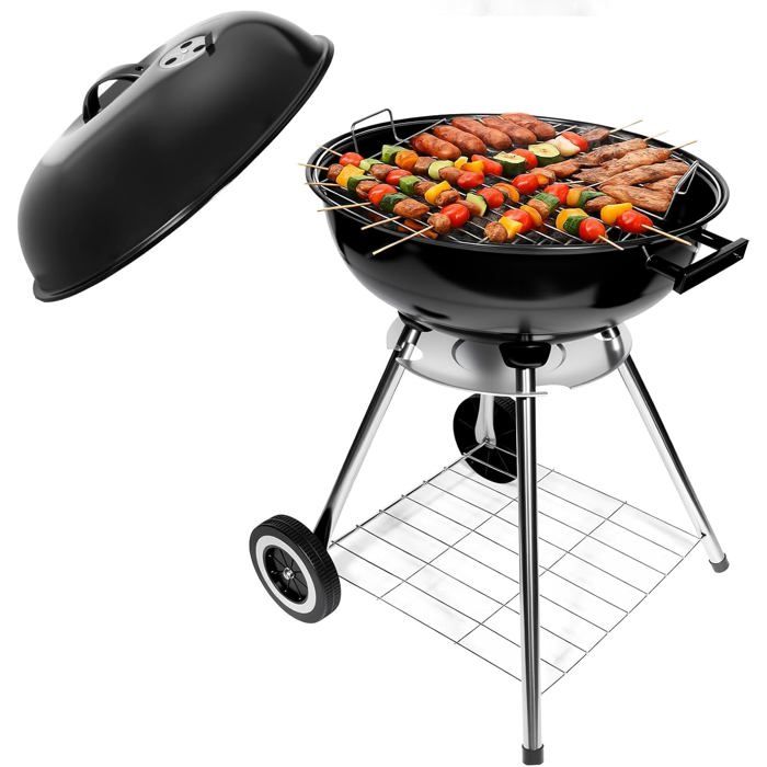 HYCHIKA Barbecue Charbon de Bois, Barbecues à charbon Ø47cm 18pouce ...