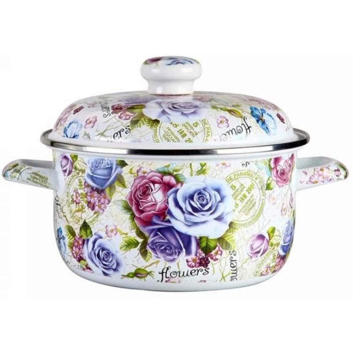 Casserole À Lait, Marmite À Soupe En Émail 18-24Cm 3-4L, Mini Casserole ...