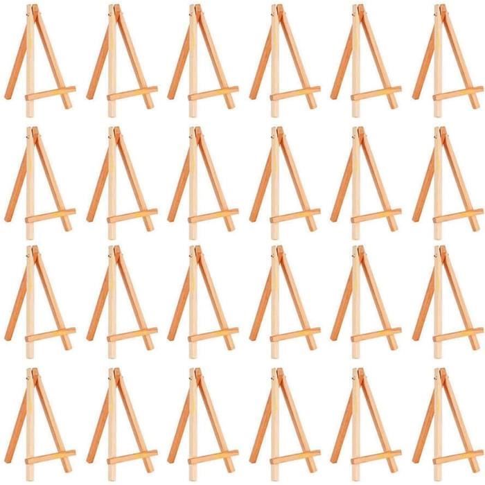 24 Pack Mini Affichage En Bois Chevalet Wastel Wastels Ensemble For ...