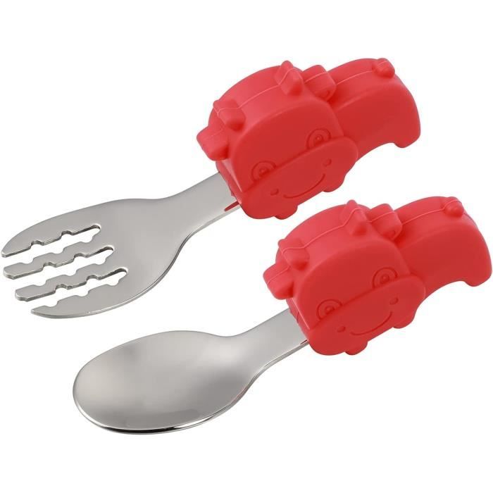 1 Set Fourchette Et Cuillère Ensemble Enfant Plat Ensemble Enfants ...