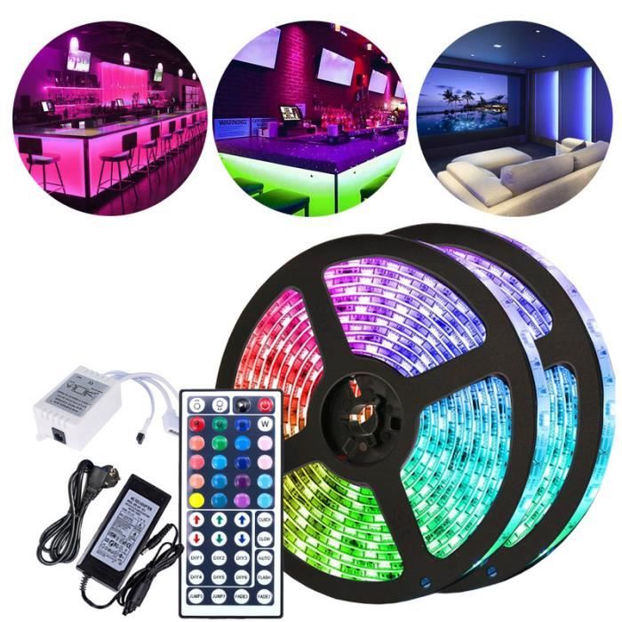 Randaco Ruban LED lumineux Bande LED pour Chambre, Mariage, Fête ...