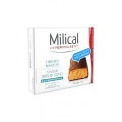 Milical Barres Minceur Hyperprotéinées Noix de Coco 6 unités ...