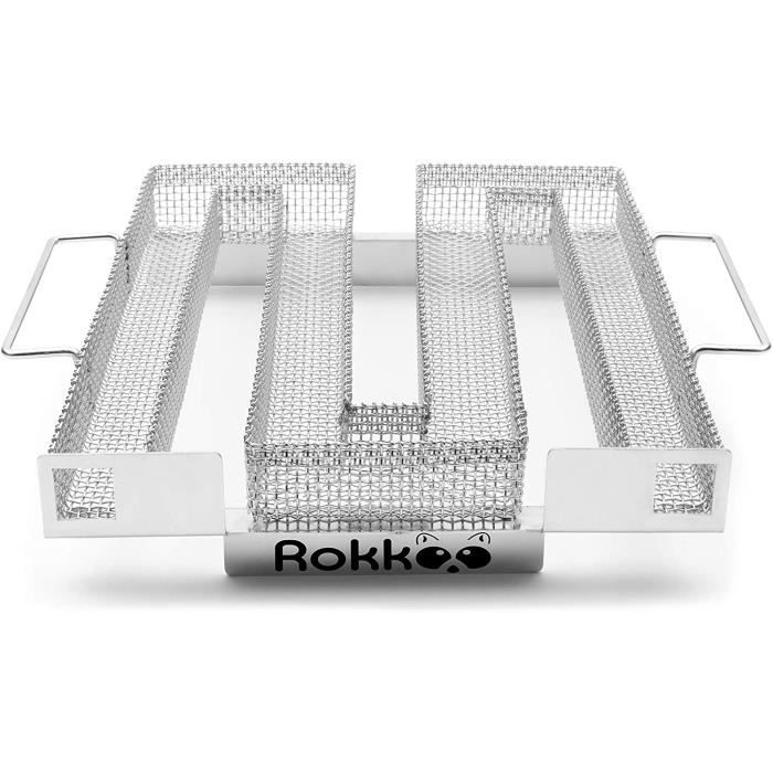 ROKKOO Générateur de fumée de fumée fumoir en acier inoxydable avec ...