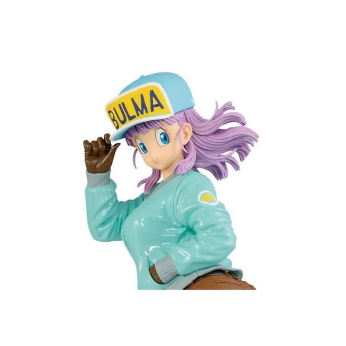 Figurine Dragon Ball - Bulma II Blue Jacket Glitter & Glamours 25cm ...
