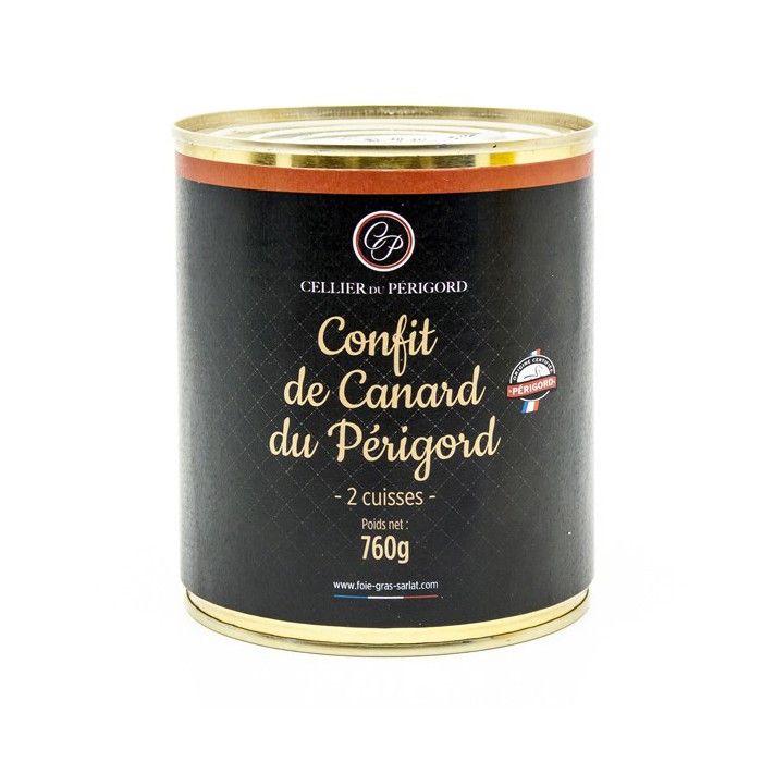 Confit de canard du Périgord 2 cuisses 760g - Cdiscount Au quotidien