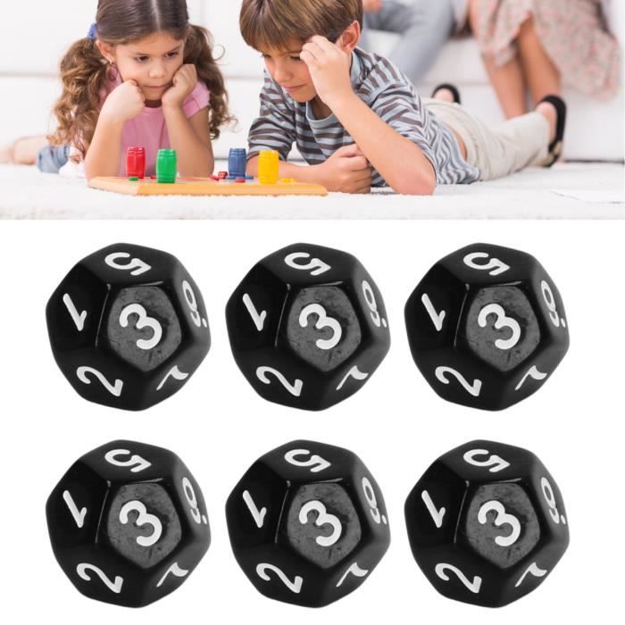 Lot de 40 Dés à jouer Jeux de Société Angles Arrondis - FAFEICY - Jeu ...