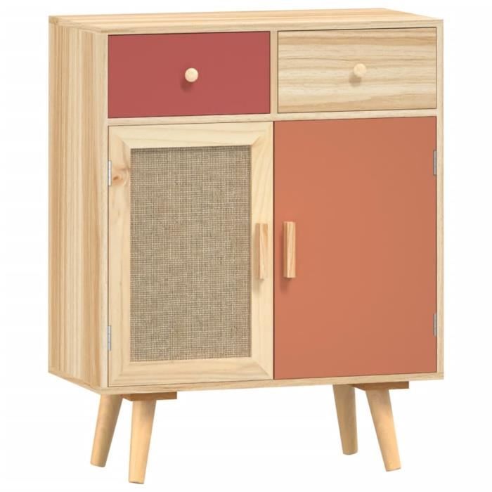 MAD Buffet avec tiroirs 60x30x75,5 cm bois d'ingénierie - M2271 ...