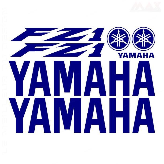 7 stickers FZ1 – BLEU MARINE – sticker YAMAHA FZ 1 1000 FZS - YAM404 ...