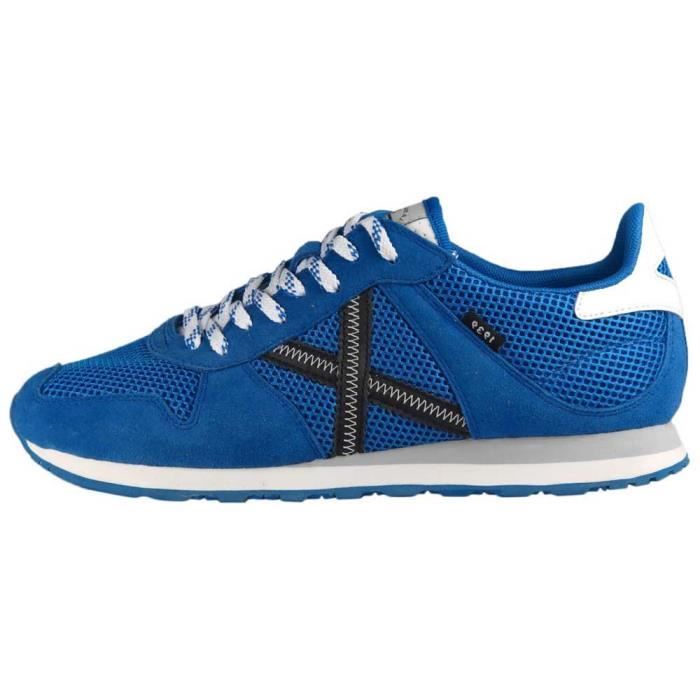 Chaussures homme baskets munich massana. Bleu - Cdiscount Chaussures