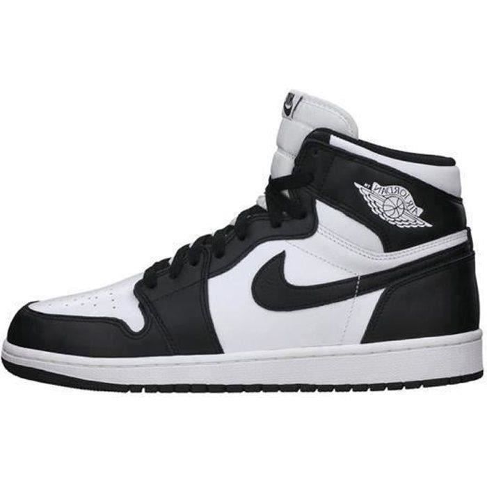 Jor.dans 1 Retro Black White pour blanc Blanc - Cdiscount Chaussures