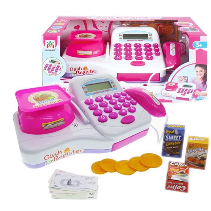 Caisse enregistreuse électrique OHP - LCD fille - jouets pour la maison ...