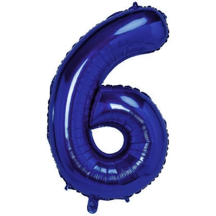 Globe Chiffre Bleu Foncé 105 cm Géant Ballon Mylar Grand Idéal pour ...