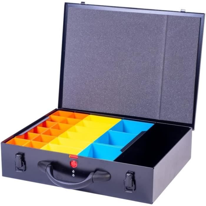 Boîte À Outils Compartimentée En Métal Pour Ranger Les Vis[H1097 ...