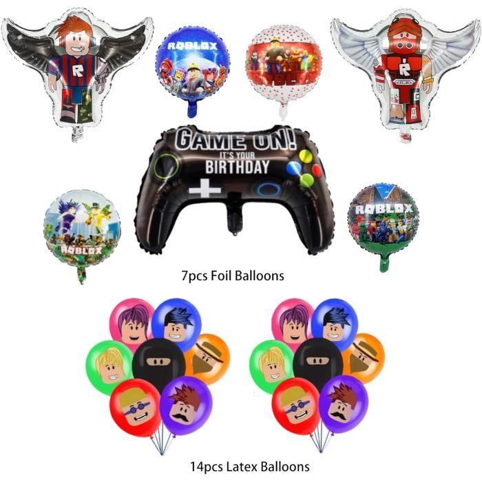 Roblox Ballons,Décorations D'Anniversaire Roblox,Décoration Ballons ...
