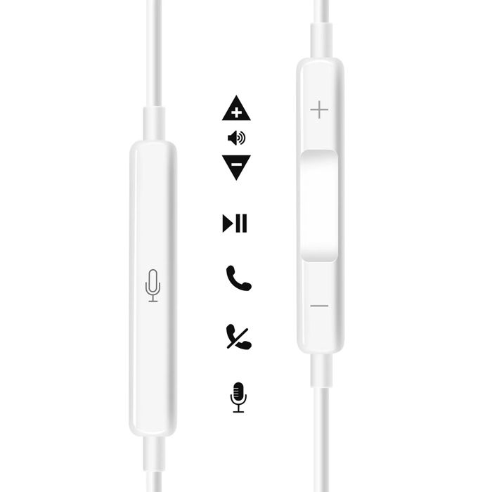 Écouteurs Filaires USB-C avec Micro intégré pour Honor Magic V5 ...