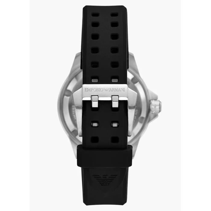 Montre Emporio Armani Hommes AR60078 Noir Caoutchouc 42mm 20 bar