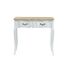ROMANCE Console romantique placage paulownia + pieds blanc - L 89 cm ...