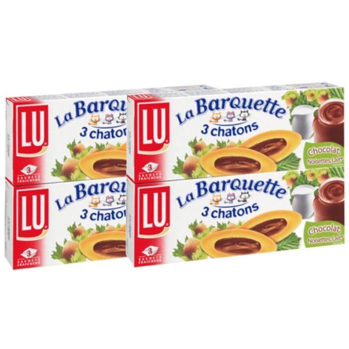 LU Barquettes 3 chatons Chocolat x4 - Cdiscount Au quotidien