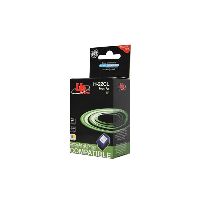 Uprint Cartouche comp. HP22 - Cdiscount Informatique