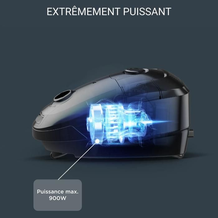 Rowenta Aspirateur avec sac, 4,5 L, Moteur basse consommation 900 W max ...