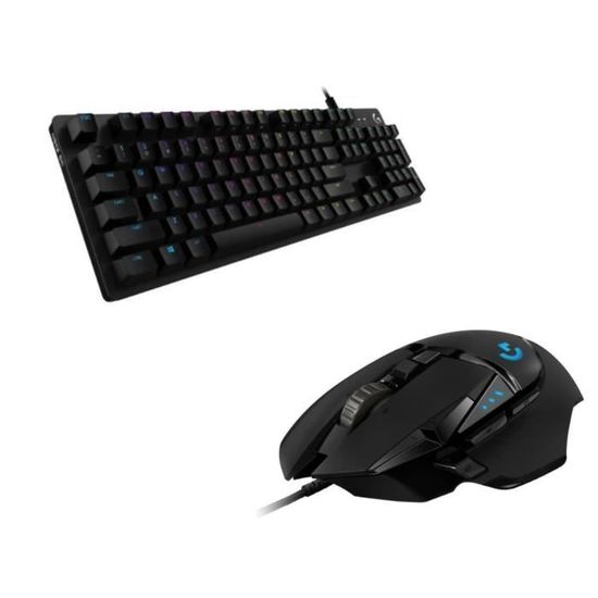 LOGITECH - Pack gaming clavier G502 + Souris G512 SE - Cdiscount ...