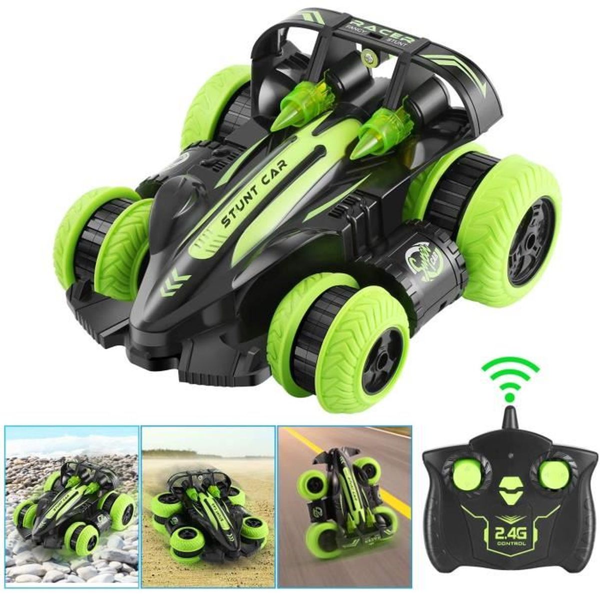 Voiture Telecommandé, Voiture Telecommandé Tout Terrain, Rotation 360 ...