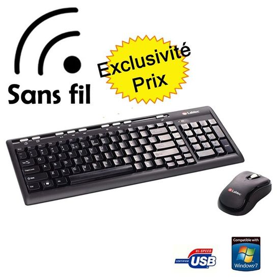 Labtec Media Wireless Desktop 800 - Cdiscount Informatique