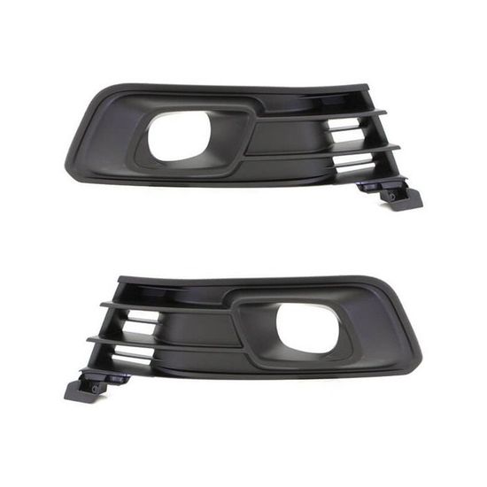 Grilles de pare-choc avant noires avec trous anti-brouillards kit ...