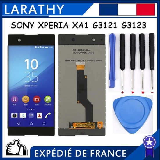 Ecran Complet LCD Vitre Tactile Pour Sony Xperia XA1 G3121 G3123 G3112 G3116 Noir - Cdiscount ...
