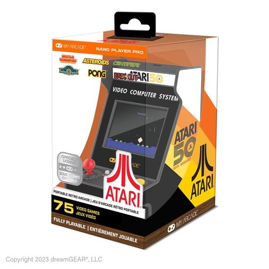 Console portable - Atari - Nano Player Pro - 50ème Anniversaire - 100 ...