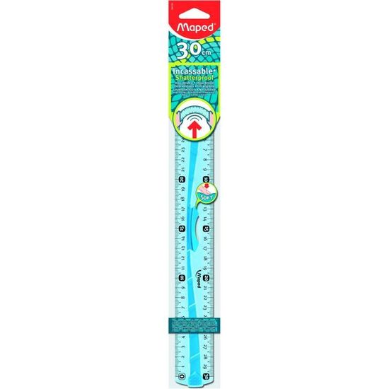 MAPED - Règle triple décimètre Flex Incassable - Graduations ultra ...