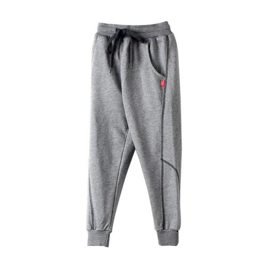 Pantalons Garçon Jogging Sport Enfant Bas de Survetement - Gris Gris ...