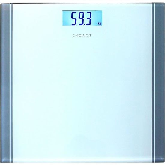 Exzact Pèse Personne Electronique-Balance de Salle de Bain Numérique ...