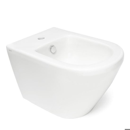 Vitra - Integra bidet suspendu et trop-plein, 35,5x54 cm, blanc (7042 ...
