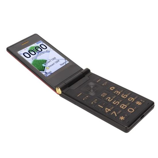Vvikizy Senior Flip Phone 2,8 pouces Grand écran Senior Flip Cell Phone ...