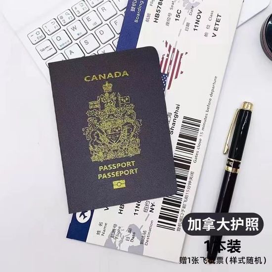 CAHIER,Canada--Simulation De Passeport Pour 32 Pays, Mini Carnet Kawaii ...