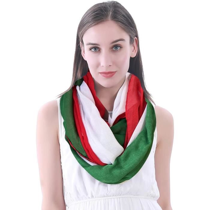 Écharpe tube imprimé drapeau américain.[Y2306] - Cdiscount