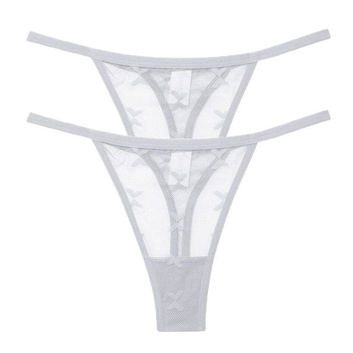 String transparent en maille pour femmes,culottes,sous-vêtements,sans ...