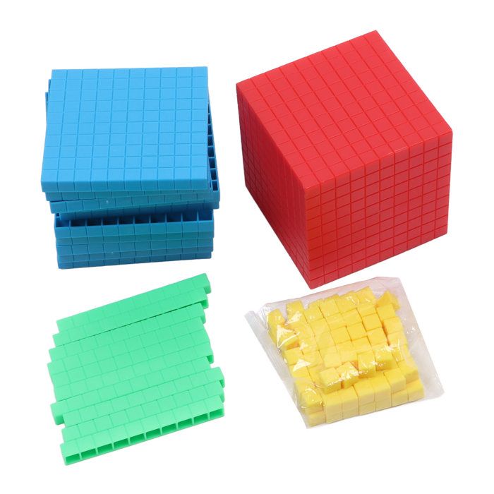 Vvikizy Base Ten Blocks Sroom Ensemble Base Ten Blocks Classroom SETH ...