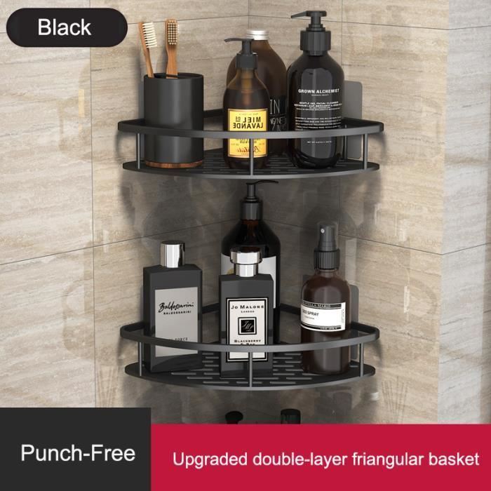Porte accessoire,HOShelf-Étagères Murales en Aluminium pour Rangement ...