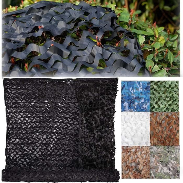 Filet De Camouflage Noir,Filet Ombrage Terrasse, Filet Jardin ...