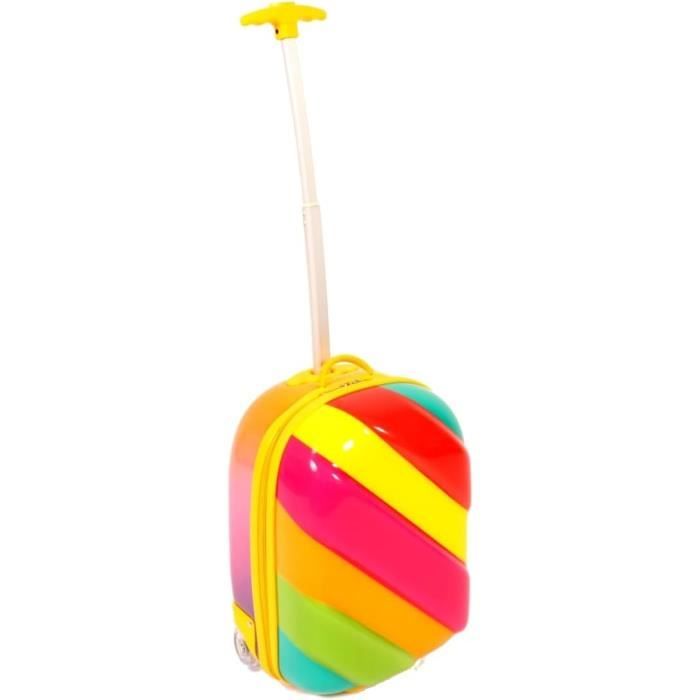 Bouncie Rainbow Valise À Roulettes Pour Enfant Multicolore, Coloré, 46 ...
