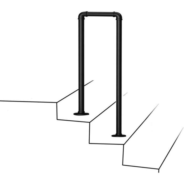 Rampe d'escalier Rampe d'escalier 2 marches ou 4 marches Main Courante ...