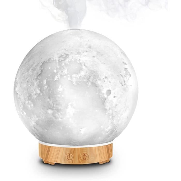 Diffuseur d'huiles essentielles - 200 ml - Lumière lune - Diffuseur d ...