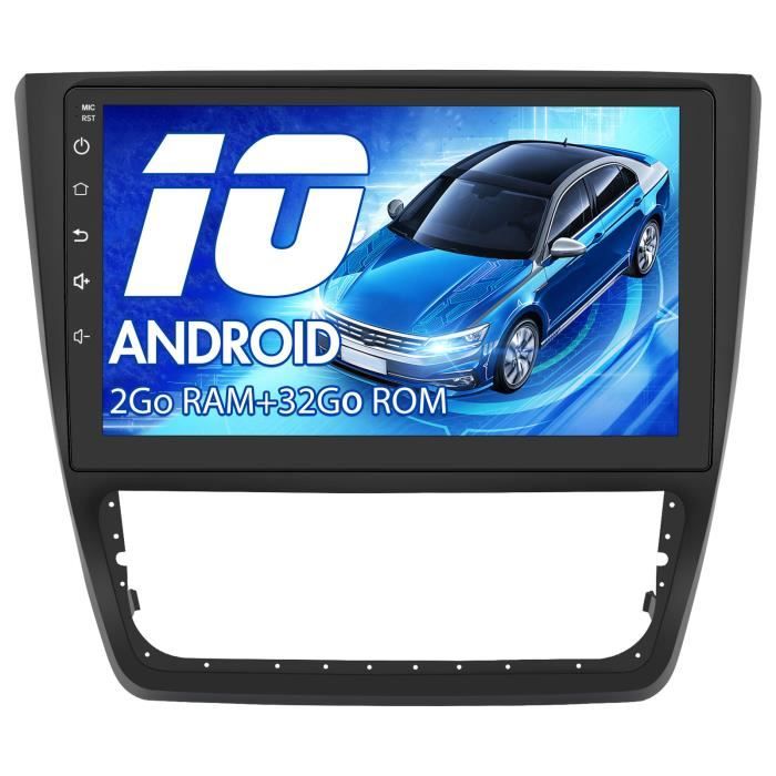 AWESAFE Autoradio Android 10 pour Skoda Yeti 5L 2009-2014 avec GPS Navigation WiFi USB FM ...