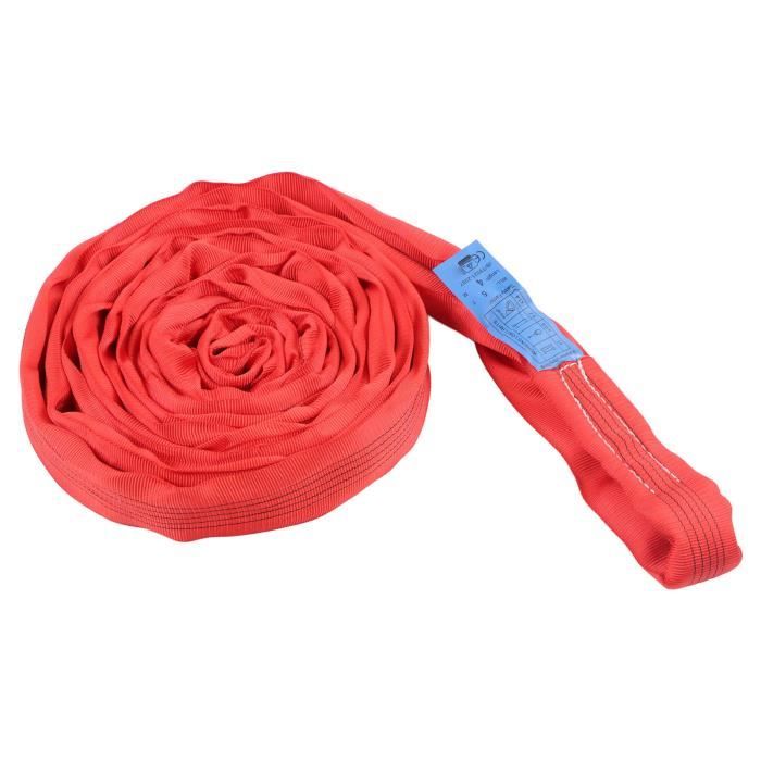 URB Sangle de levage flexible Sangle de levage plate 5T avec boucle à ...