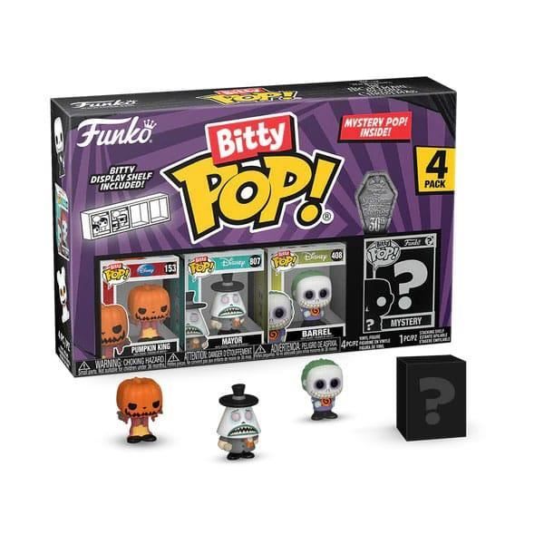 Figurines - FUNKO - L'ÉTRANGE NOËL DE MR. JACK PACK 4 FIGURINES BITTY ...