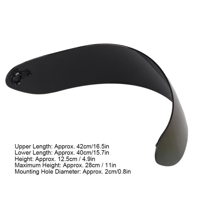 Garosa Visière de Casque Moto Intégral Remplacement pour AGV K3SV K5 ...