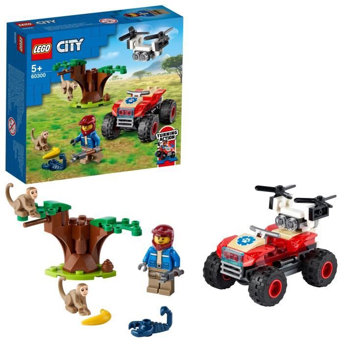 LEGO® 60300 City Wildlife Le quad de sauvetage des animaux sauvages ...