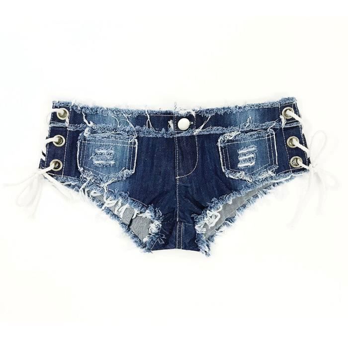 Funmoon Femmes Sexy Cut Off Taille Basse Denim Jeans Shorts Mini Hot